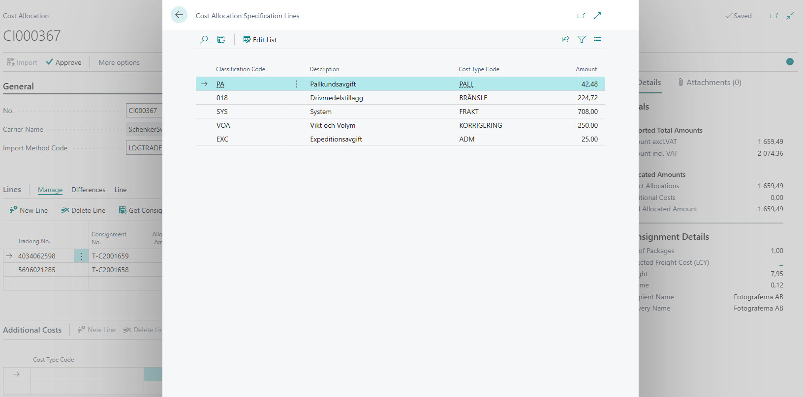 Introduction | Logtrade Connect - Cost Control
