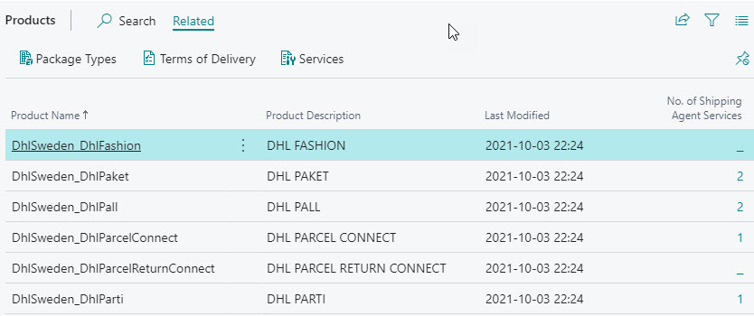 Carrier Products | Logtrade Connect